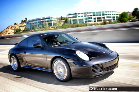 Porsche 997 003 Extended Checker Side Stripes by KI Studios