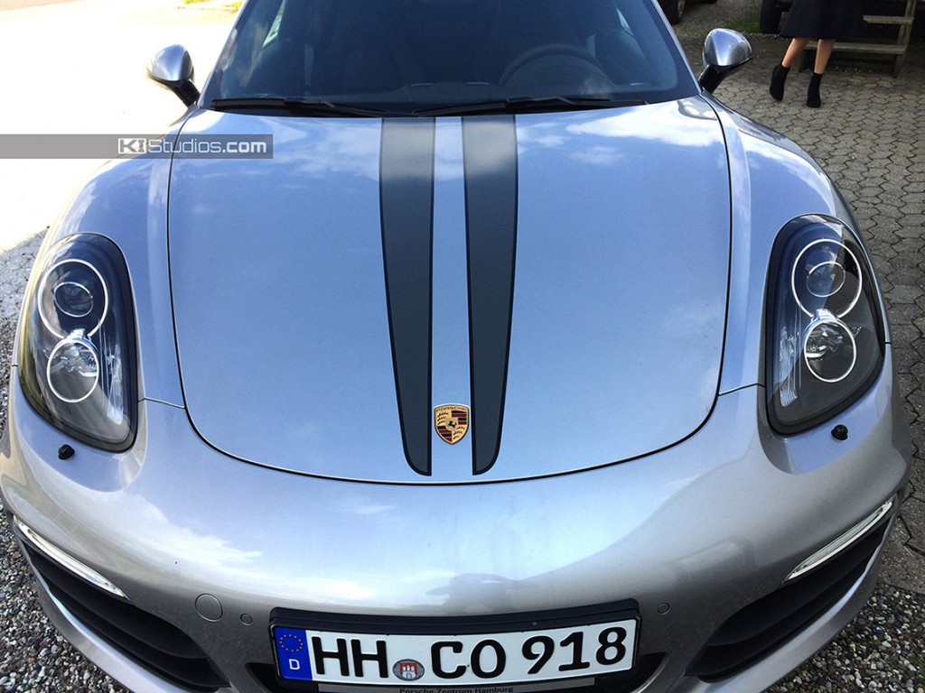 KI Studios Dual Color Top Stripes for the Porsche Boxster 981