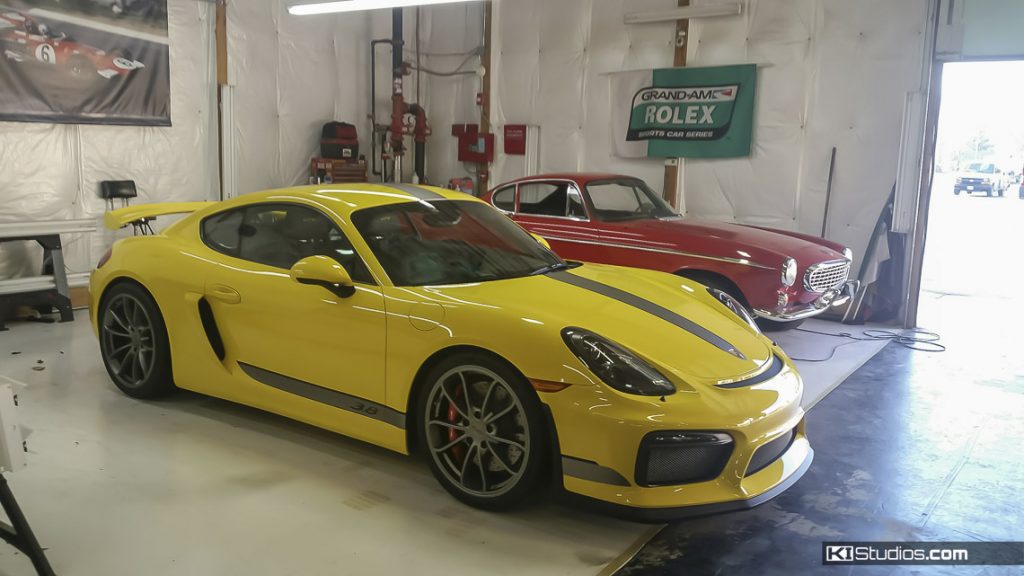 KI Studios 005 Stripe Kit for Top and Sides of Porsche 981Cayman GT4