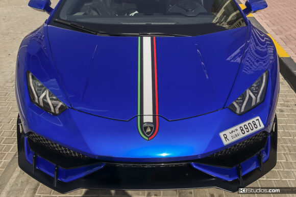 Italian Flag Lamborghini Huracan Spyder Top Stripes by KI Studios