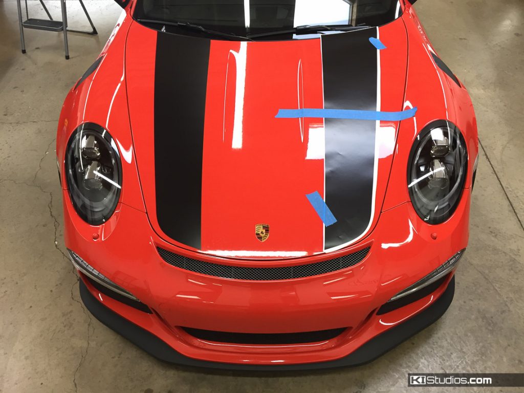 Porsche 911R Stripes for 991 GT3 RS and GT4 - KI Studios