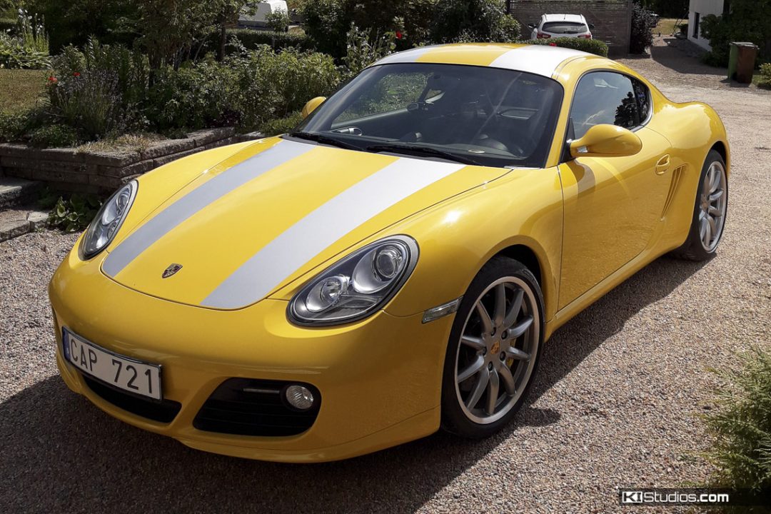 Porsche 987 Cayman Custom 911R Stripes - KI Studios