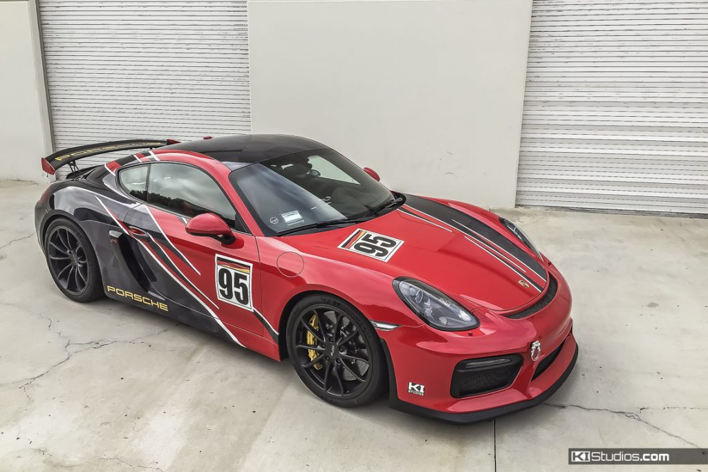 Spice it Up - Porsche 981 Cayman GT4 Decals - KI Studios