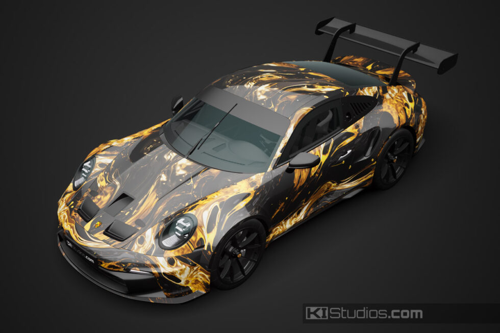 Porsche Racing Livery Wrap - Molten - KI Studios