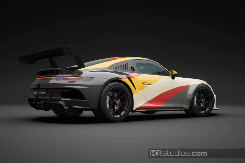 Porsche Racing Livery Wrap - Retro - KI Studios