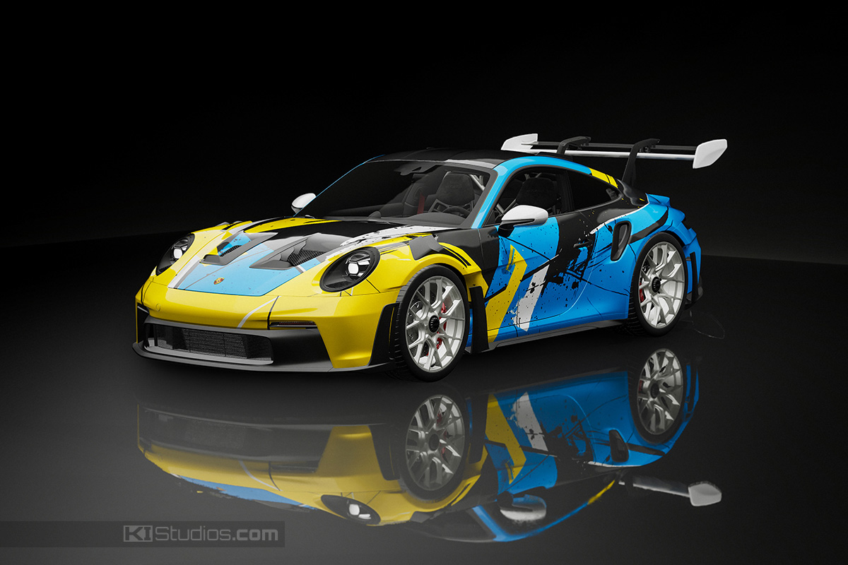 Porsche Cup Racing Livery Wrap Exclusive 1 of 1 #004 - KI Studios
